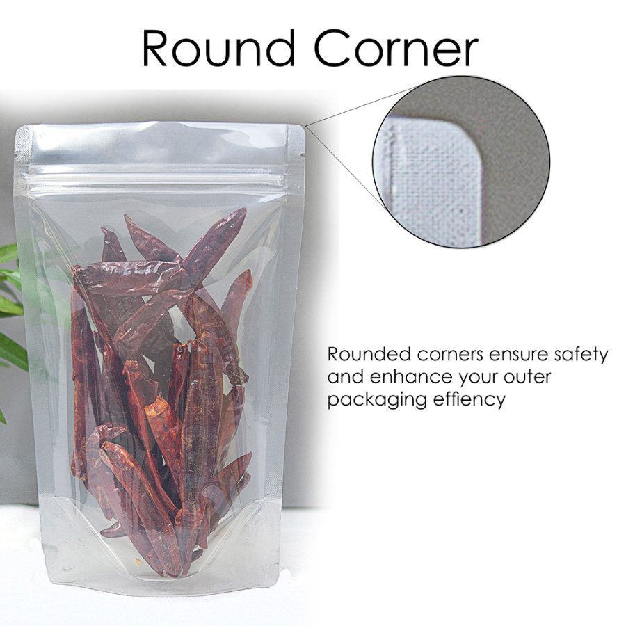 Buy online 1kg Clear / Clear Stand Up Pouch/Bag with Zip Lock [SP6]