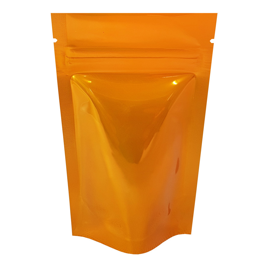 Buy online 40g Orange Shiny Stand Up Pouch/Bag with Zip Lock [SP1] 102